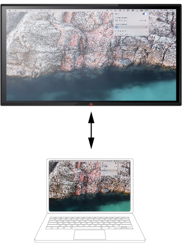 Connecting your device to a video conferencing-enabled meeting room