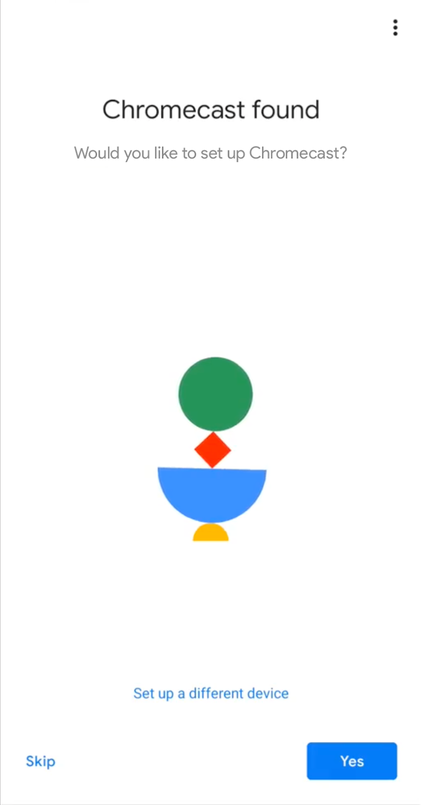 Connecting your Chromecast to the WeWorkDevice Wi-Fi network