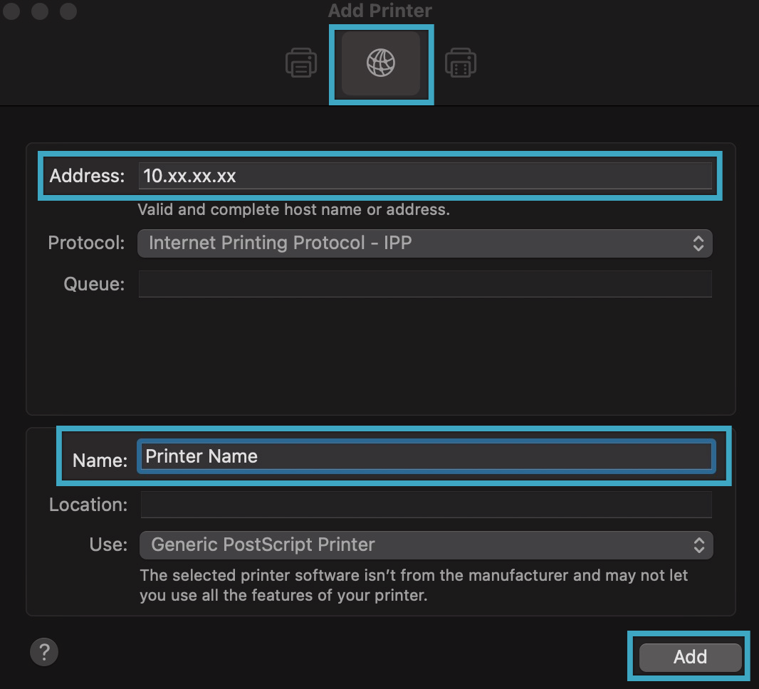 Can I bring my own printer? How do I set up a personal printer?