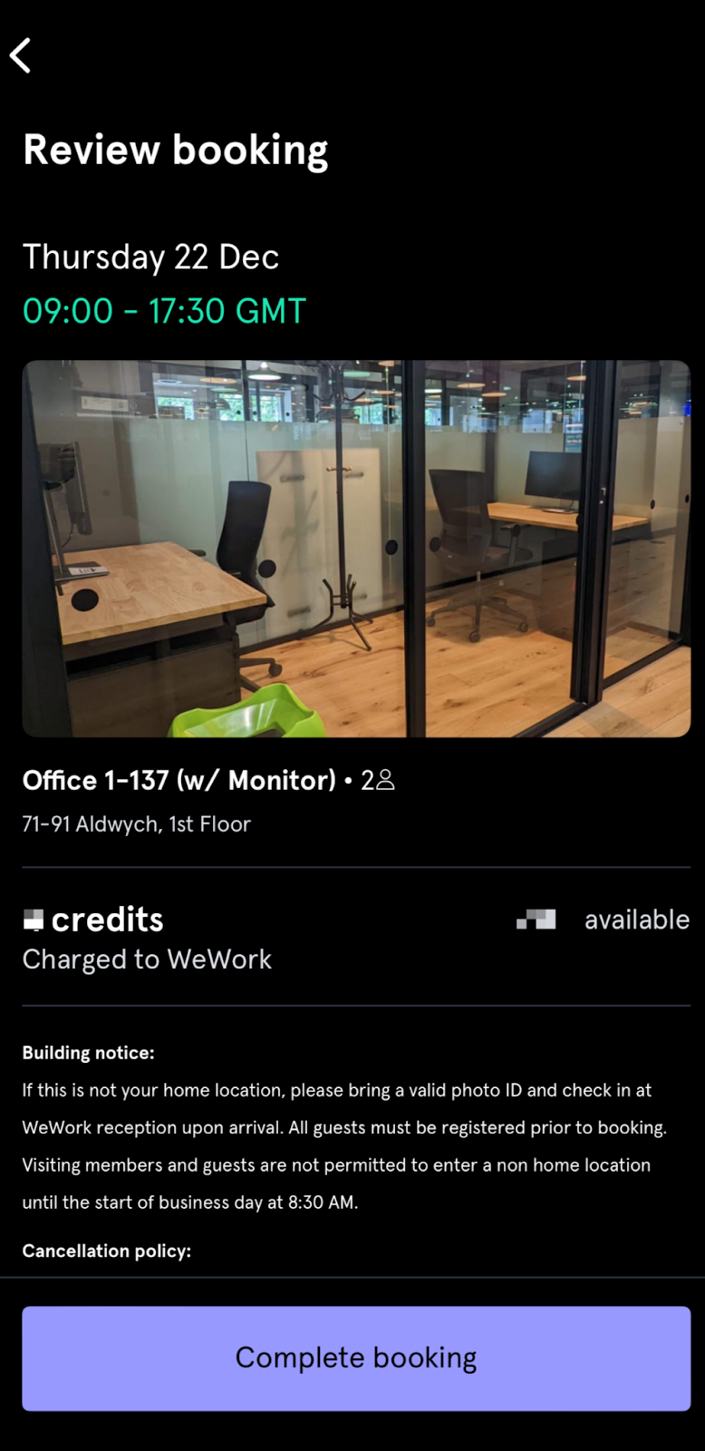 How do I book a private office? What happens once I make a reservation?