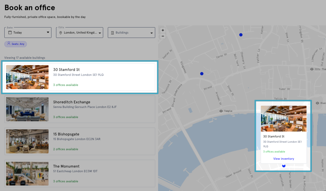 How do I book a private office? What happens once I make a reservation?