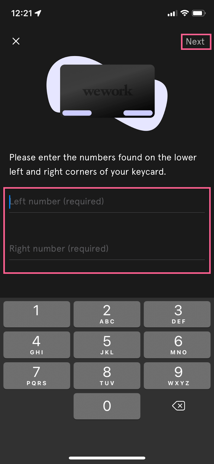 How do I get a keycard? How do I register it?