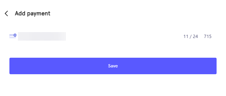 Payment methods for WeWork On Demand users